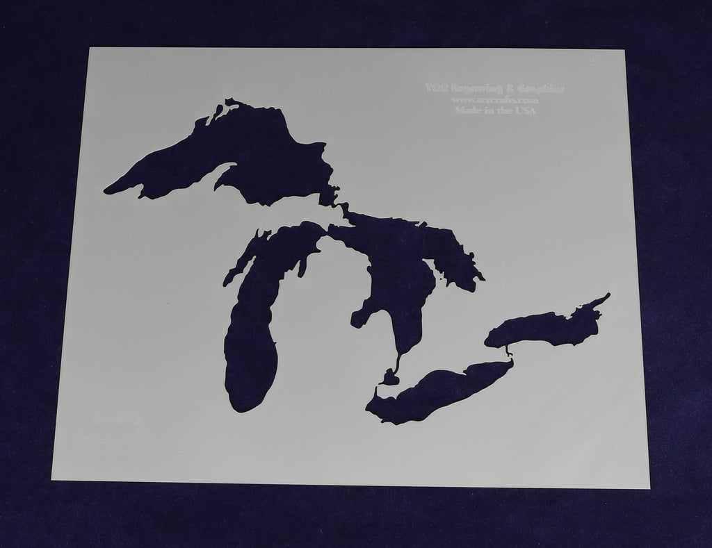 Great Lakes Stencil -Mylar 14 Mil 17 x 21.5 Inches – Quilting Templates ...