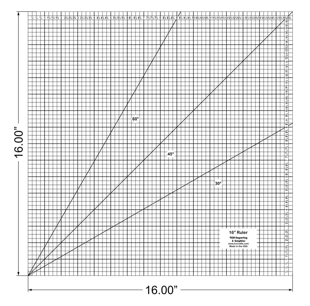 Square Ruler 16 Inches - Clear Acrylic - Quilting/Sewing – Quilting ...