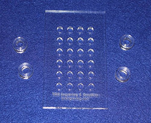 Laser Cut Drill Driver Bit Storage Template - ~1/4" Thick -Imperial ...