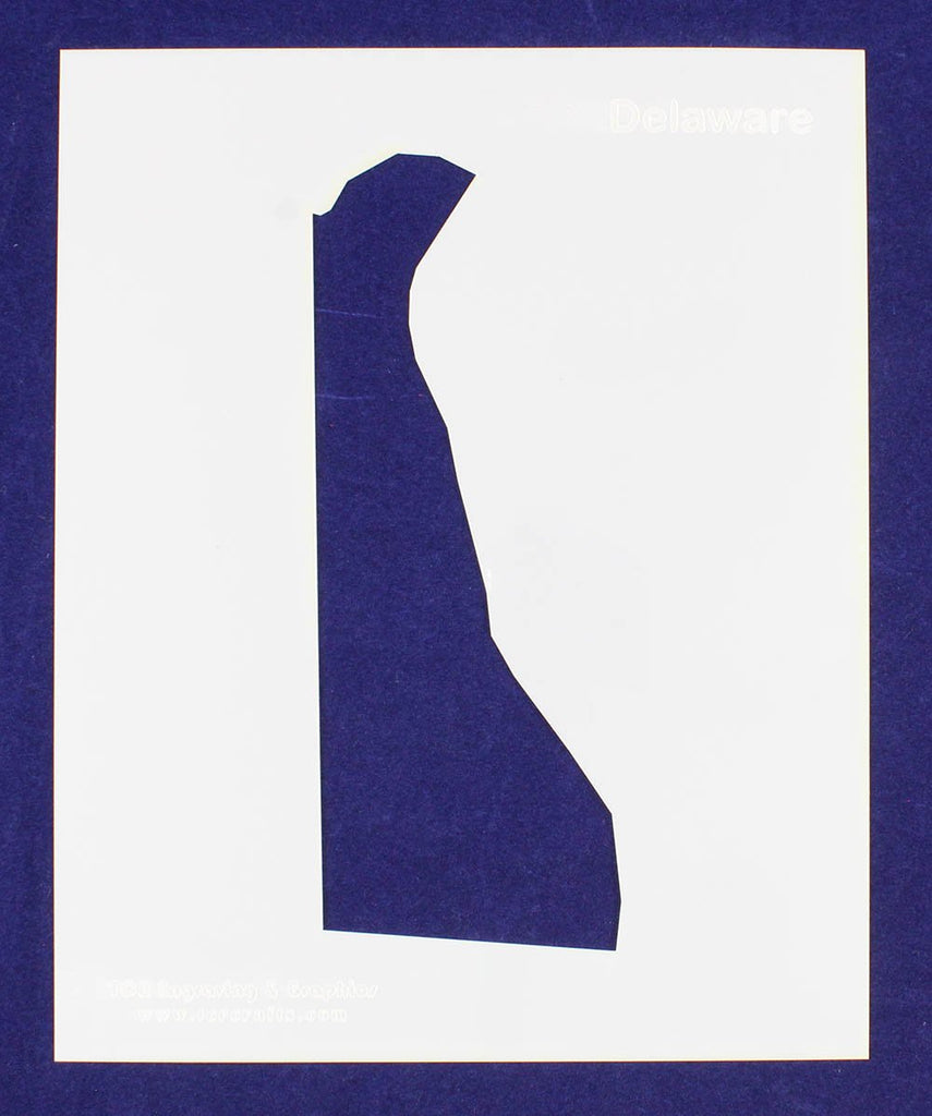 State of Delaware Stencil 14 Mil 8" X 10" Painting /Crafts/ Templates ...
