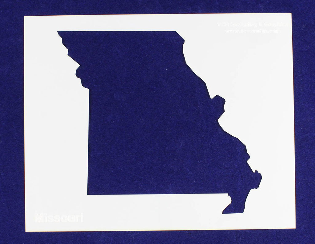 State of Missouri Stencil 14 Mil 8" X 10" Painting /Crafts/ Templates ...