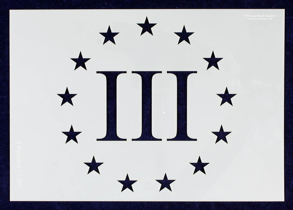 8" x 11.29" G-Spec 3 Percent Stencil -14 Mil -Painting /Crafts/ Templa ...