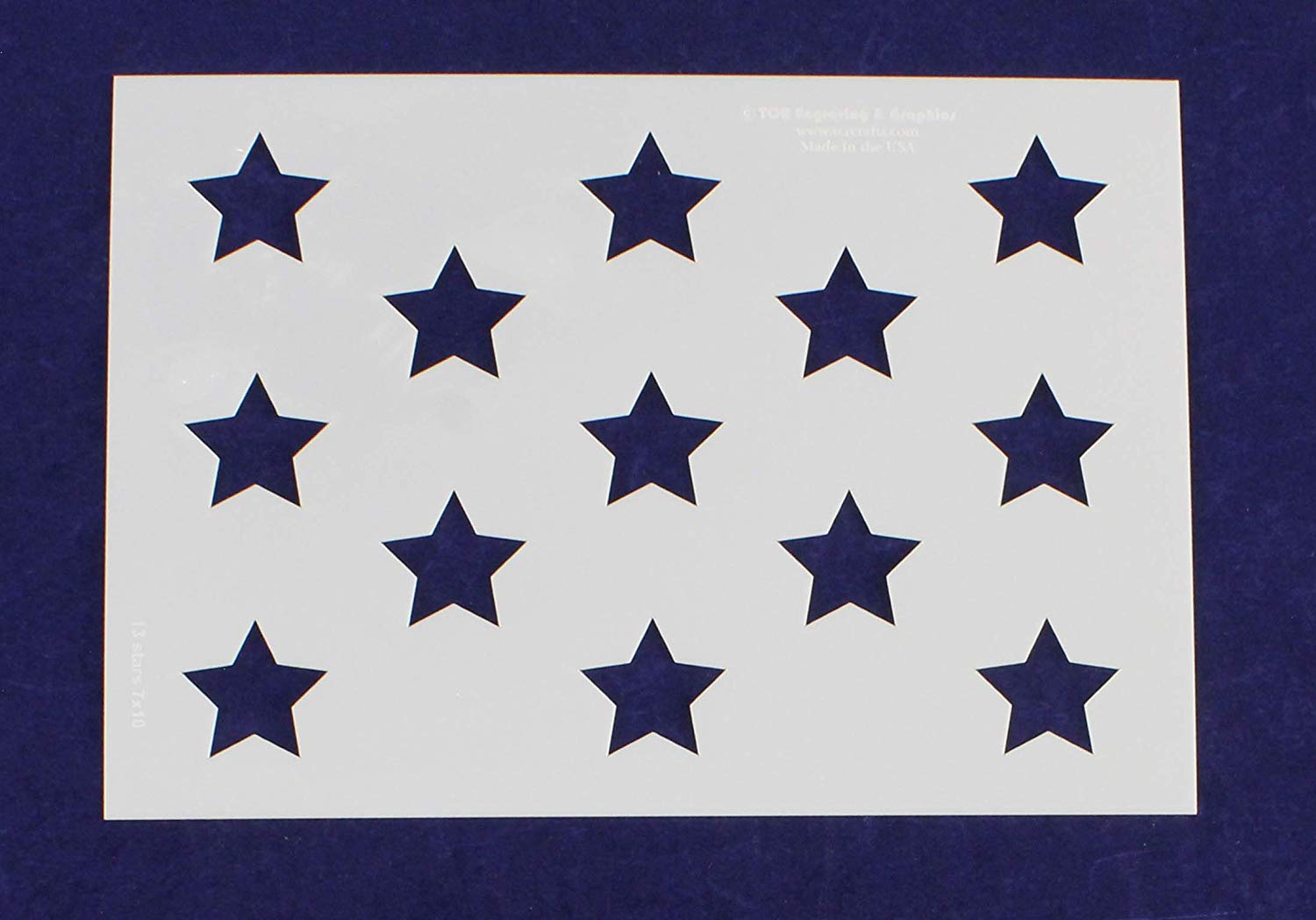 Us Flag Star Template For Printable